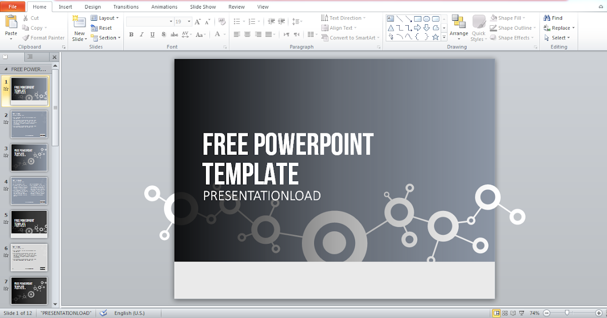Télécharger un template PowerPoint 2016 gratuit pour votre soutenance