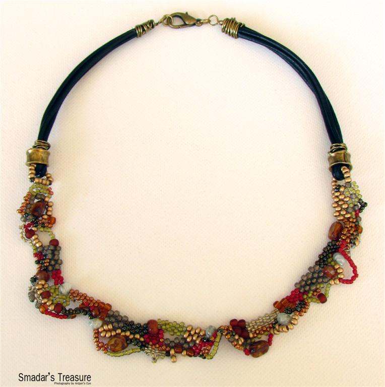 Smadar's Treasure: Freeform Beaded Necklace