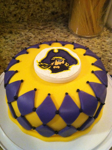Cake Geniuses: ECU Pirates Cake