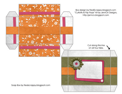 Real Scrappy - Digital Scrapbooking From Start to Finish: Soap Box Pattern