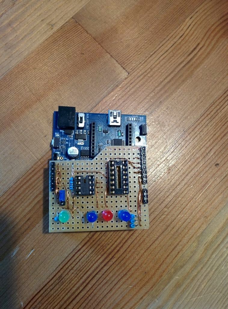 Arduino Projects By Serialq Attiny Rat Attiny85 Powered Mini Lightfollower