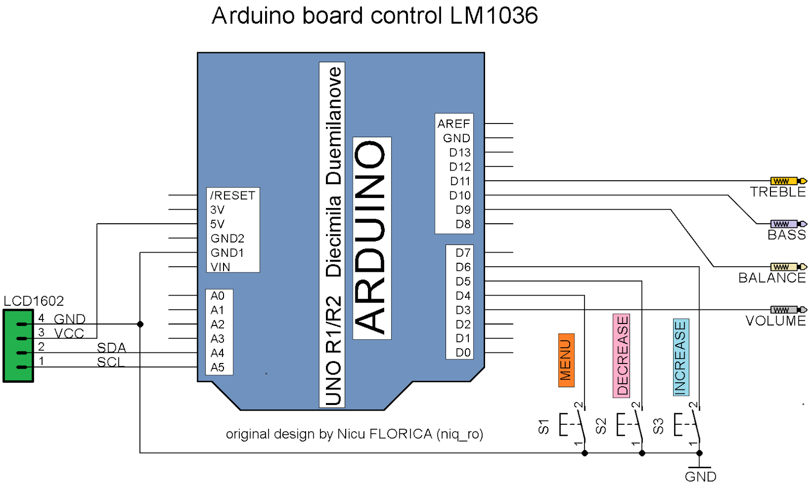 Nicu FLORICA (niq_ro): Corector de ton cu LM1036 si Arduino