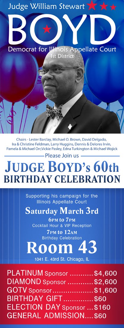 For What It's Worth: Birthday bash and fundraiser for Judge William ...
