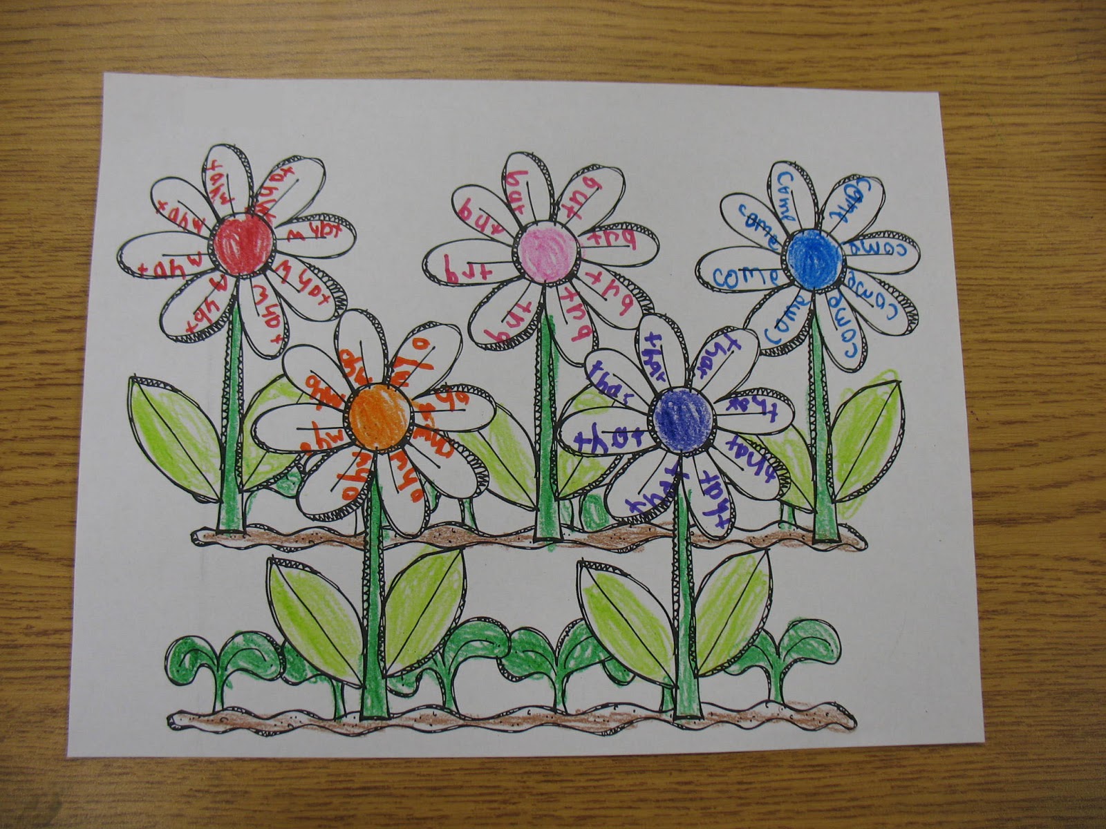 Teaching Is Sweet: Flower Sight Word Practice