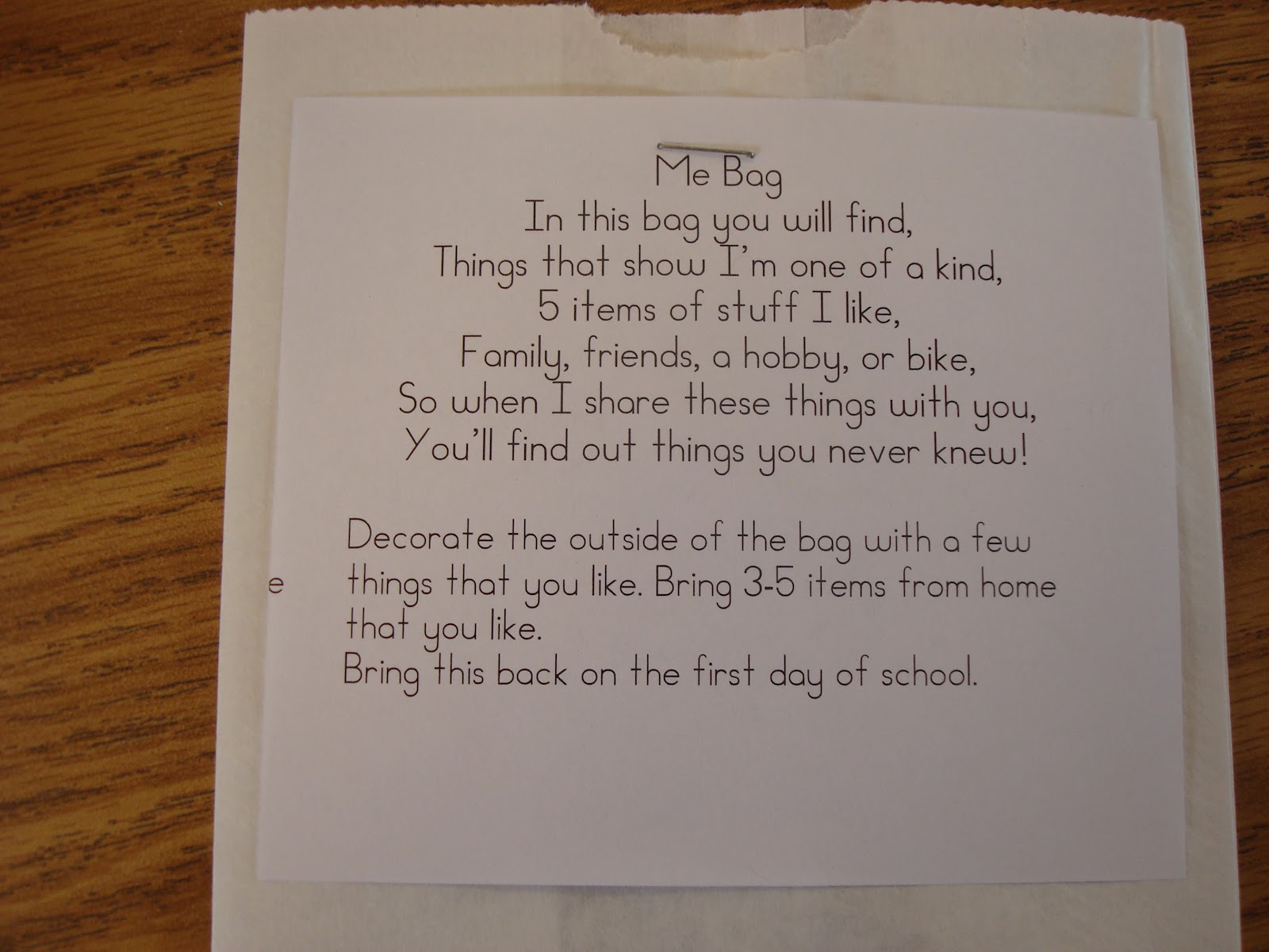 Teach.Travel. Thrive.: Me Bag