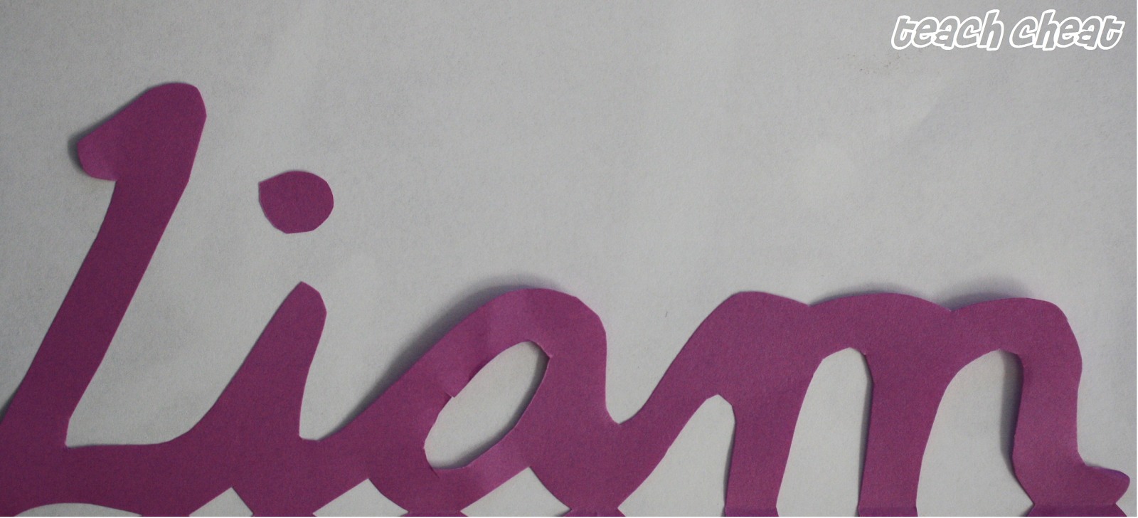 Teach Cheat: Cool Cursive