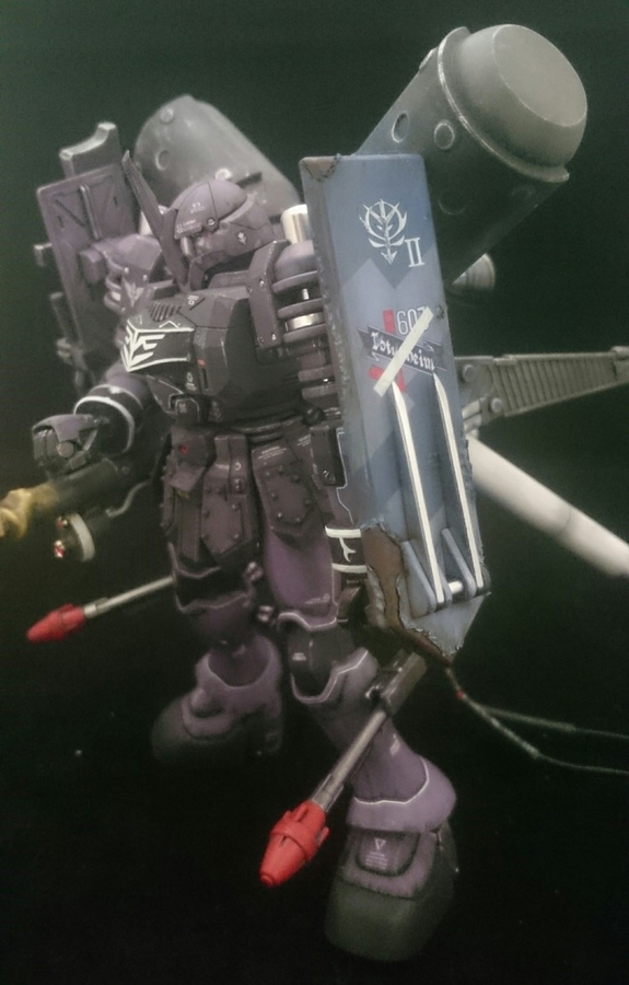 Custom Build: HGUC 1/144 Zudah "Special Purpose Mobile Suit" + LED ...
