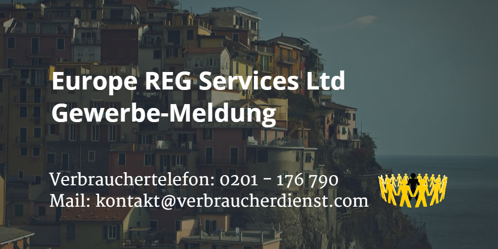 Europe REG Services Ltd | Gewerbe-Meldung - Verbraucherdienst e.V.