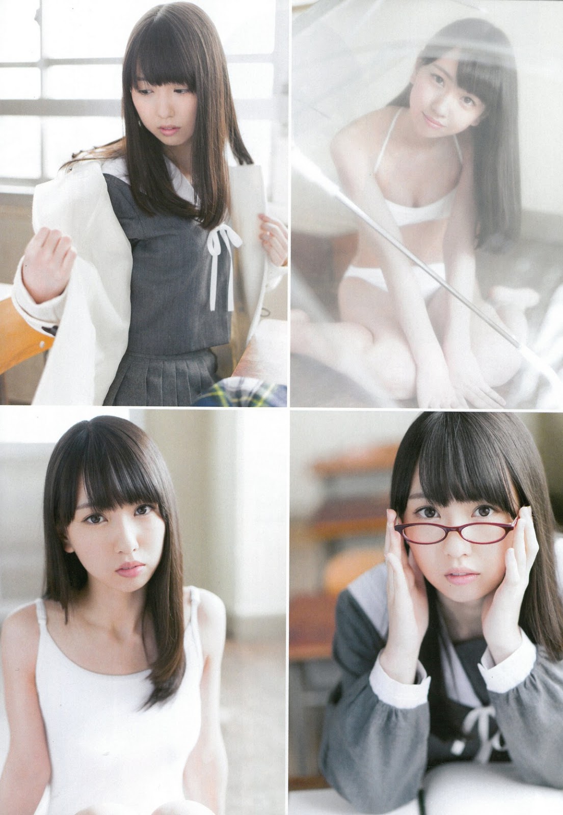 Kumazaki Haruka 熊崎晴香 SKE48, ENTAME 2015.02 Gravure - Idol. gravureprincess .date