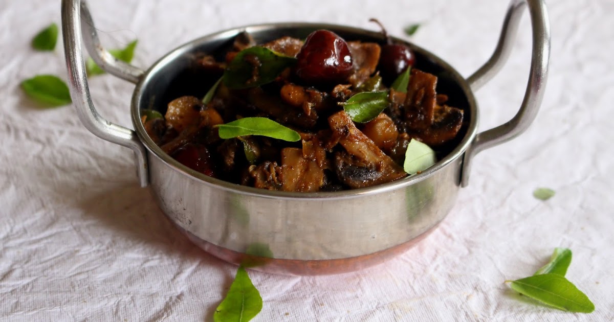 Mushroom Uppukari Recipe (Kalan Uppukari Recipe)