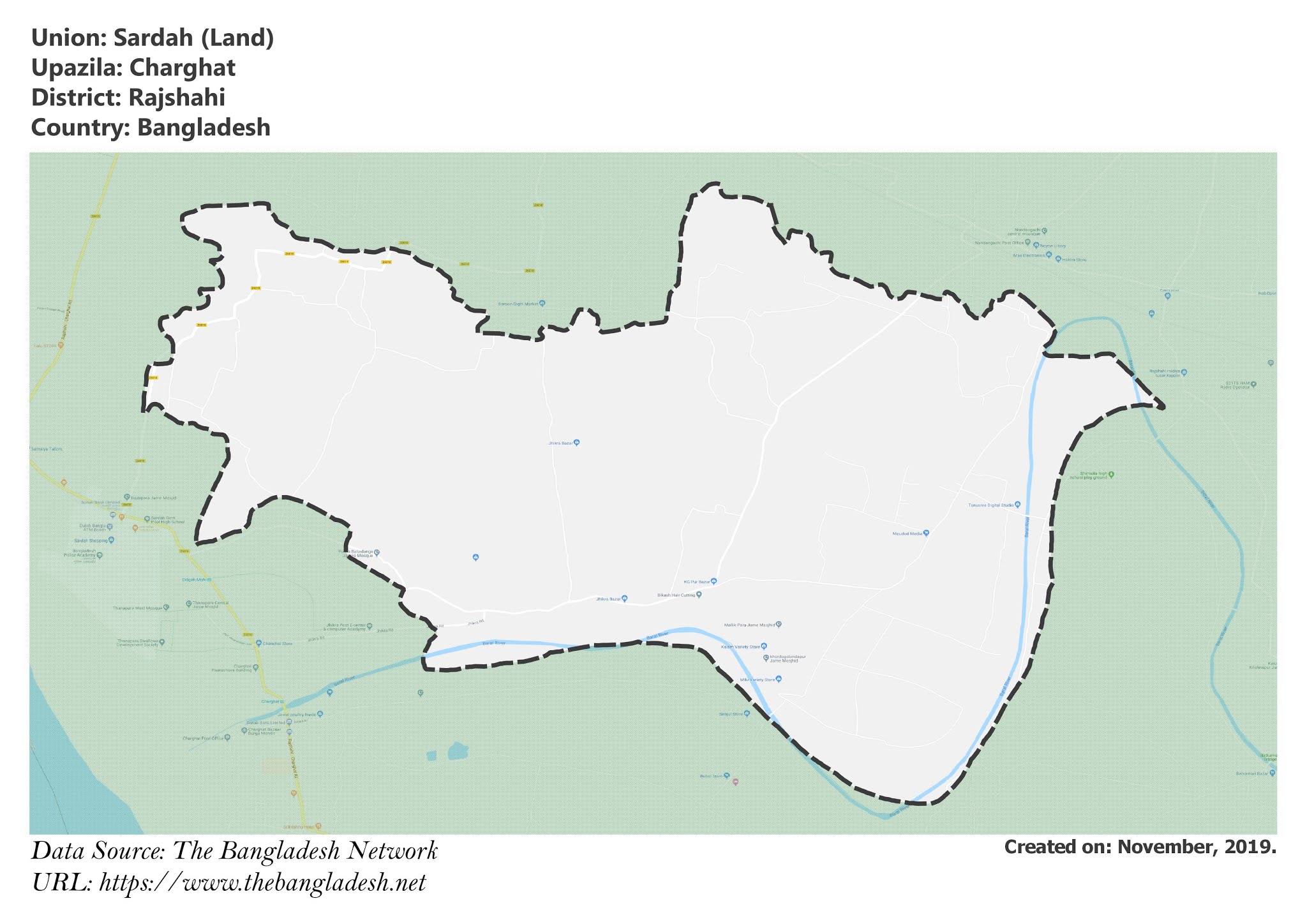 Sardah Union, Rajshahi