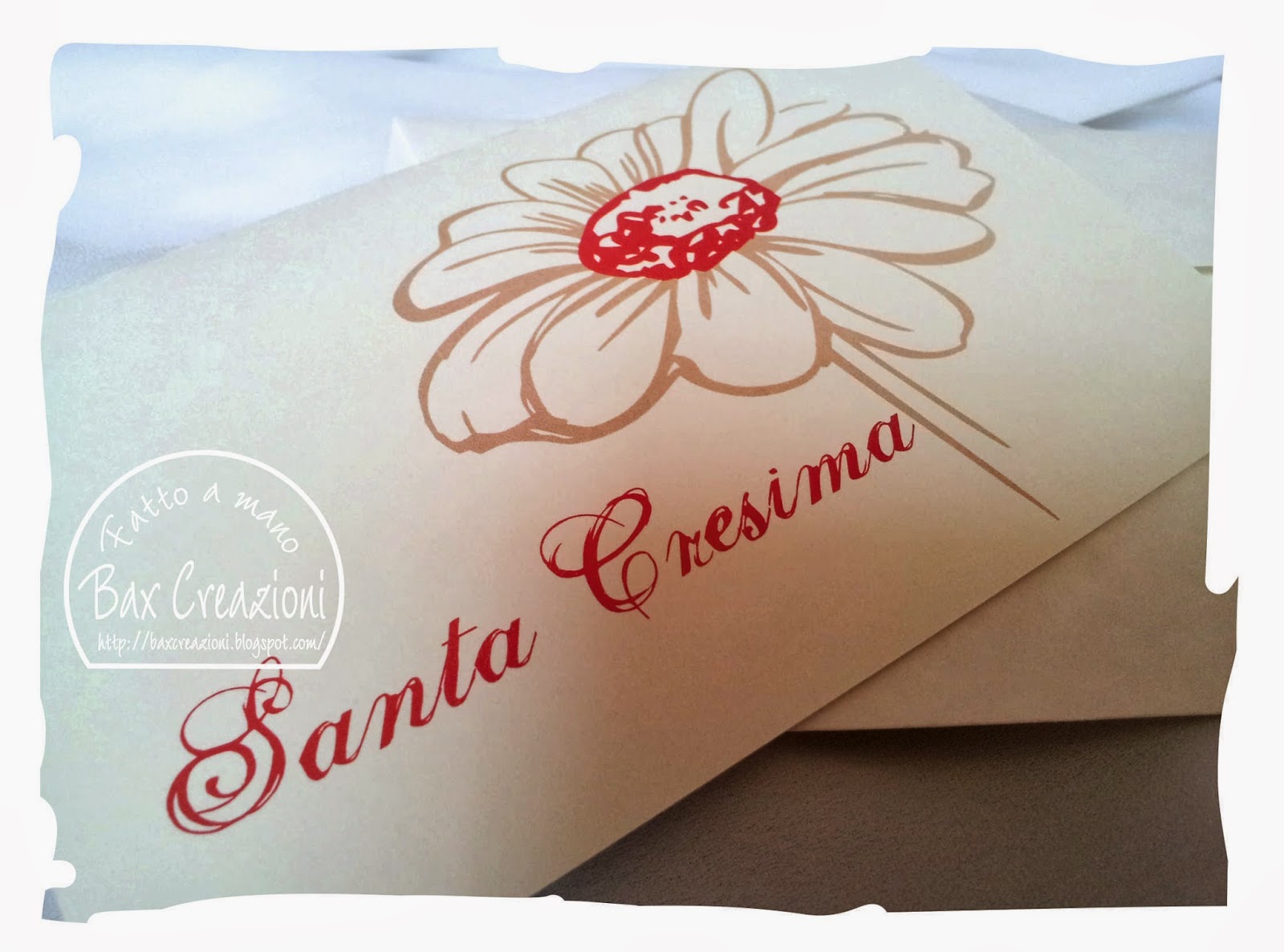 Bax Creazioni: Inviti alla Santa Cresima