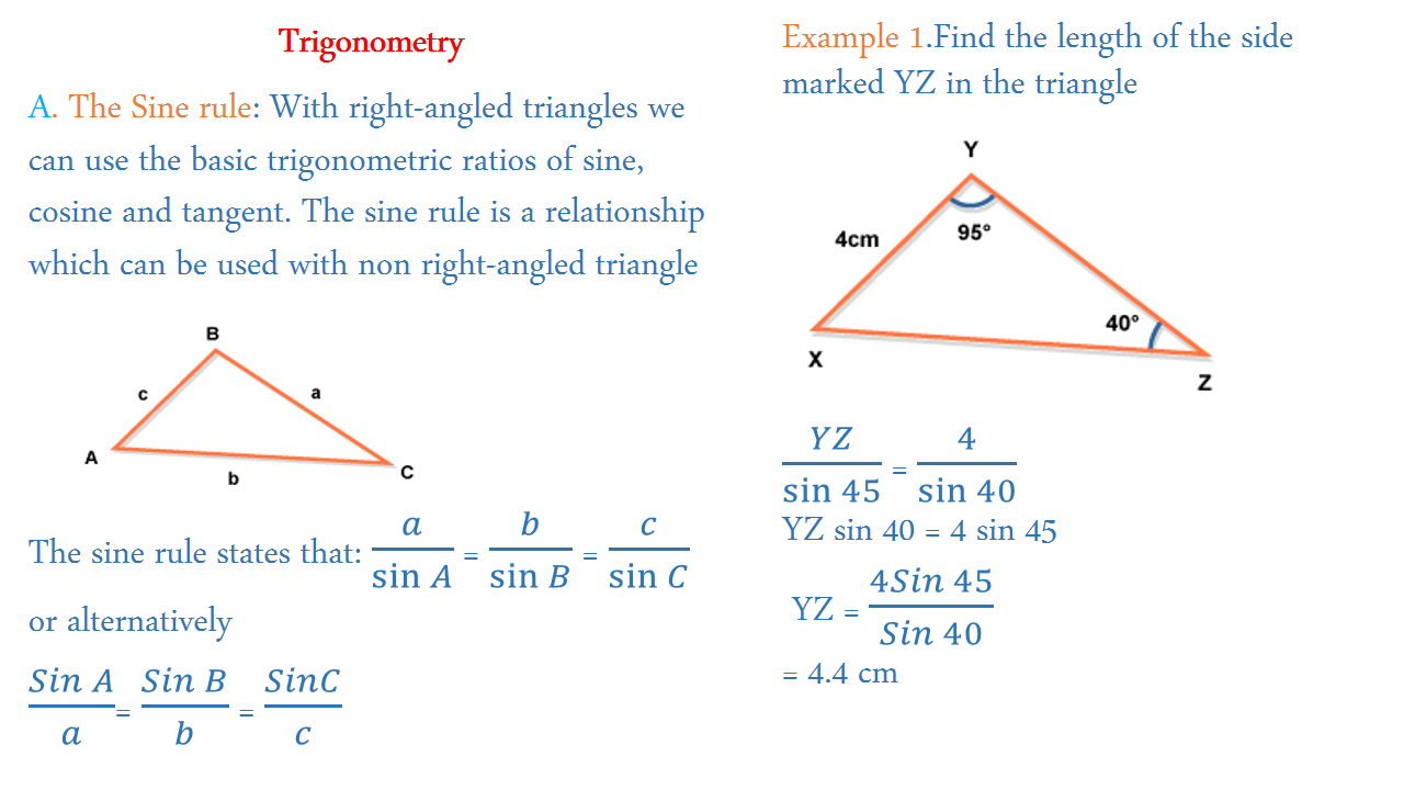 Math 10: CHAPTER-4: TRIGONOMETRY