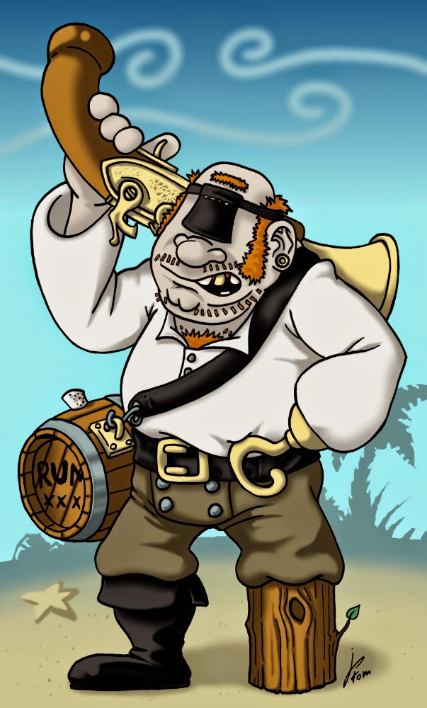 Les dessins de JPtom: Cyclop pirate
