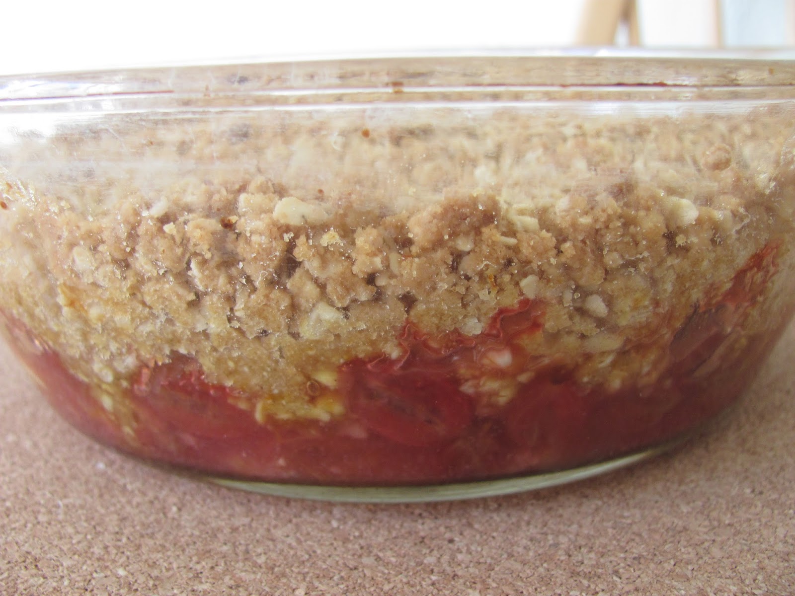 Mainly Baking: Red Gooseberry and Orange Crumble
