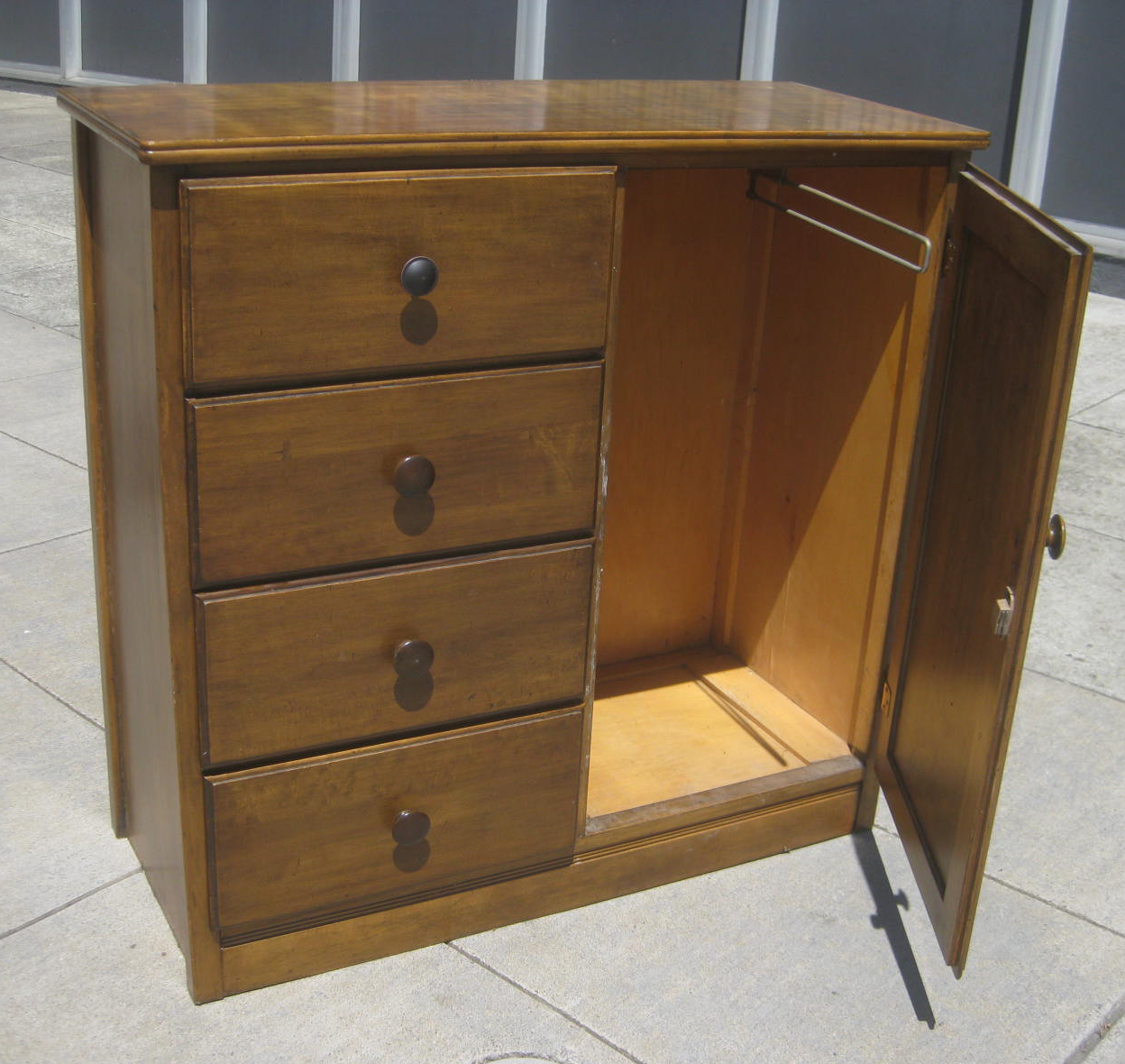 UHURU FURNITURE & COLLECTIBLES: SOLD - Small Wooden Chifferobe - $95