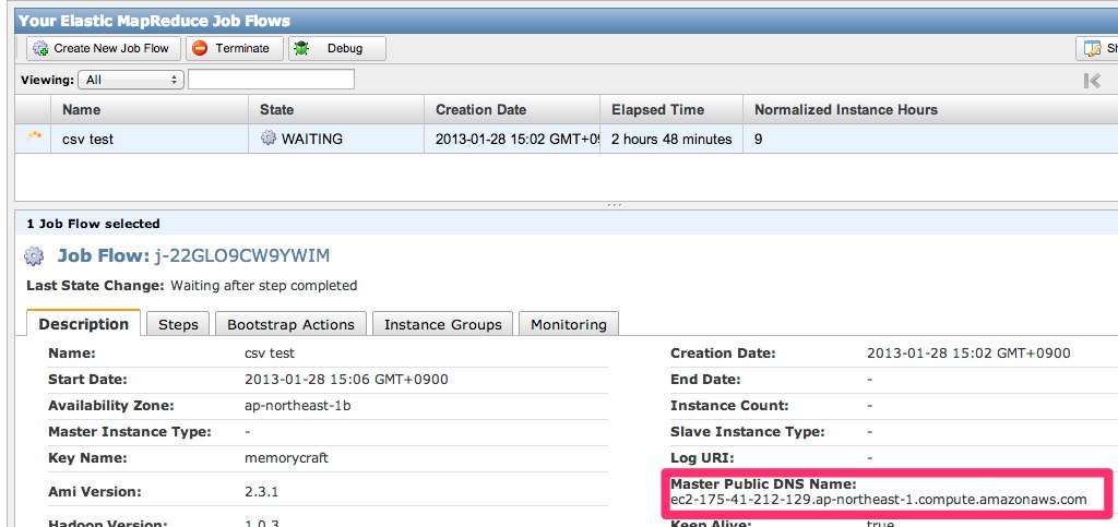 memorycraft: EMRってなんじゃ？（HiveのDynamicPartitionでファイルを分割してS3に出力）
