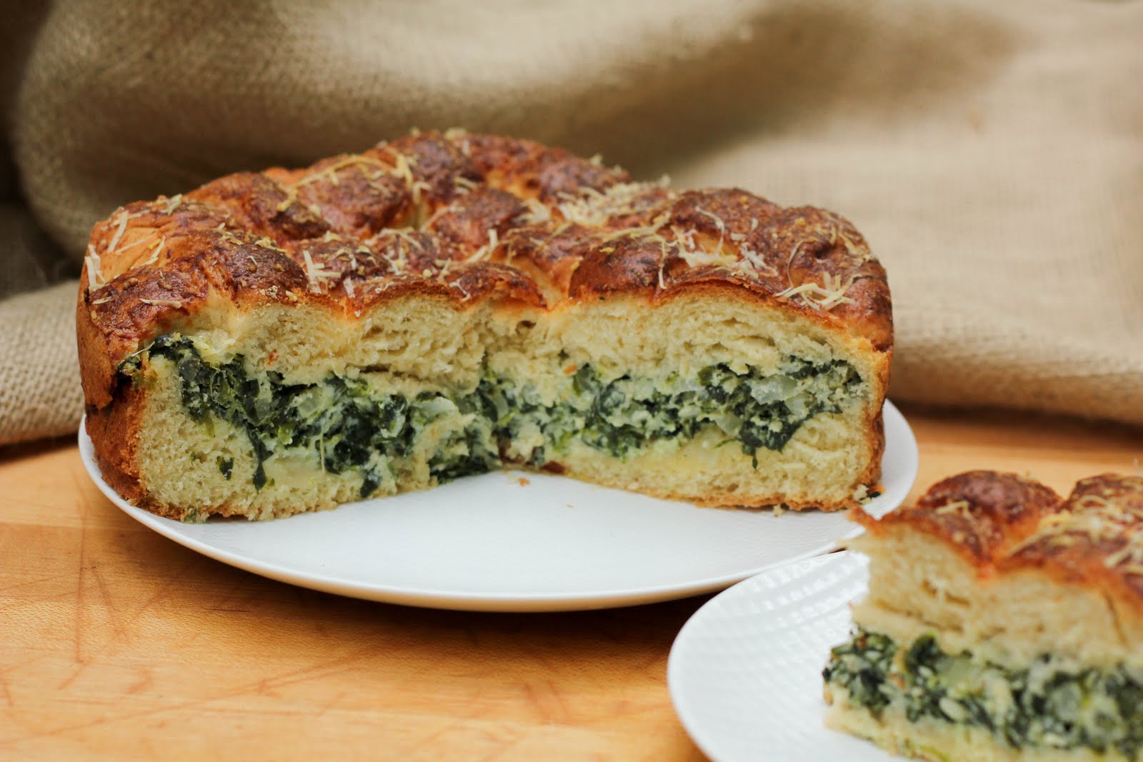 Spinach Torta Rustica - That Skinny Chick Can Bake