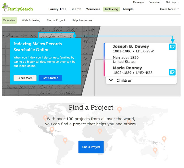 Genealogy's Star: Web Indexing from FamilySearch
