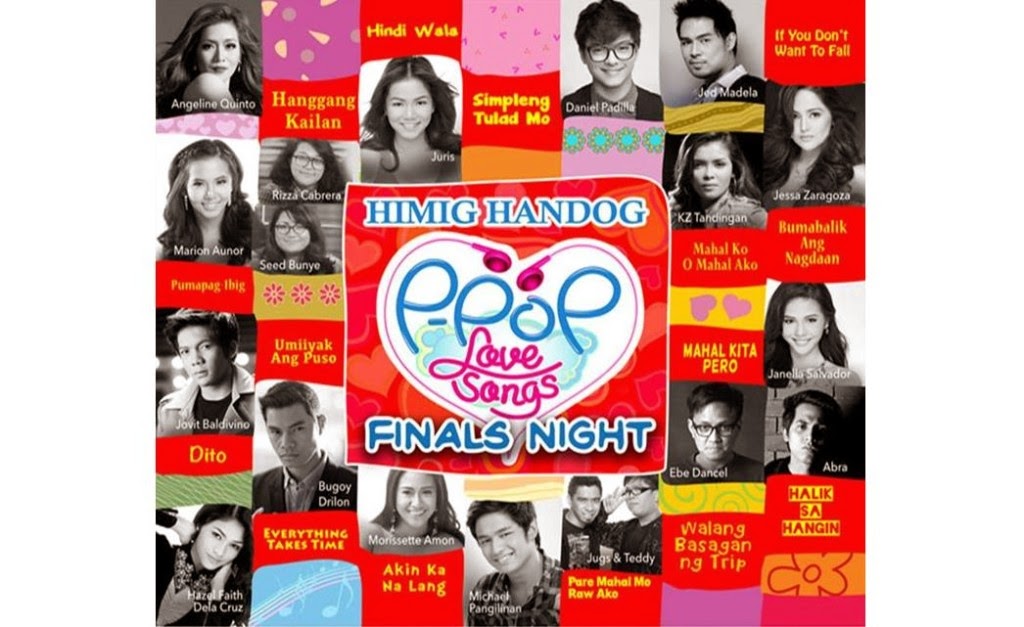 Complete List of Winners: Himig Handog 2014 P-pop Love Songs