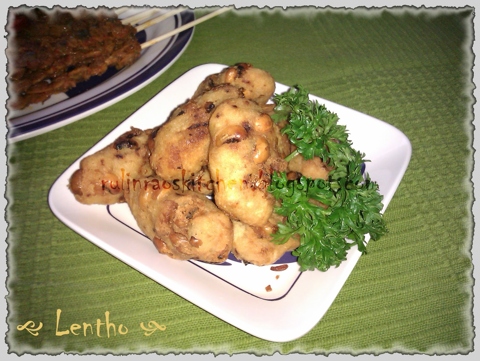RuLin Raos Kitchen: - Lentho (Cassava with black eye peas fritters)