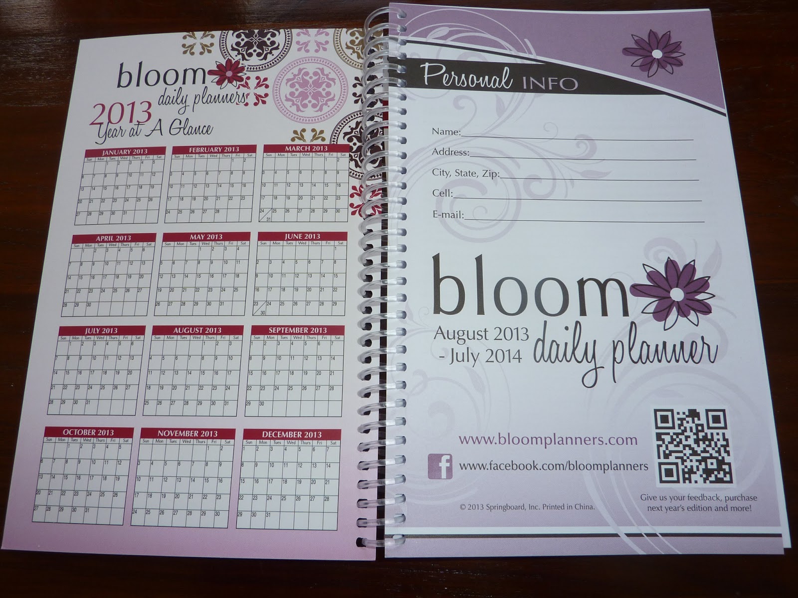 Plannerisms: bloom 2013-2014 academic-year planners