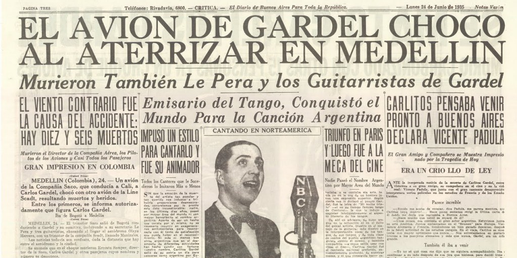 Carlos Gardel Funeral - Argentina Reopens Museum For Tango Great Gardel ...