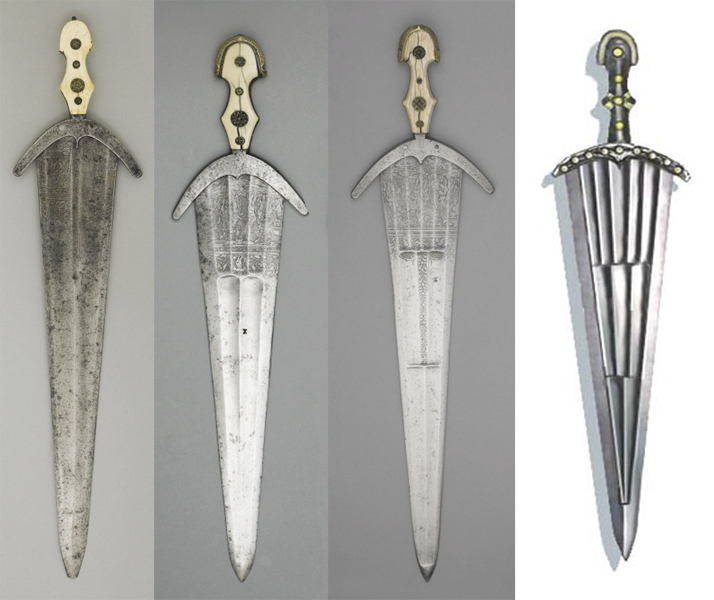 AMO DEL CASTILLO: La peculiar "cinquedea"