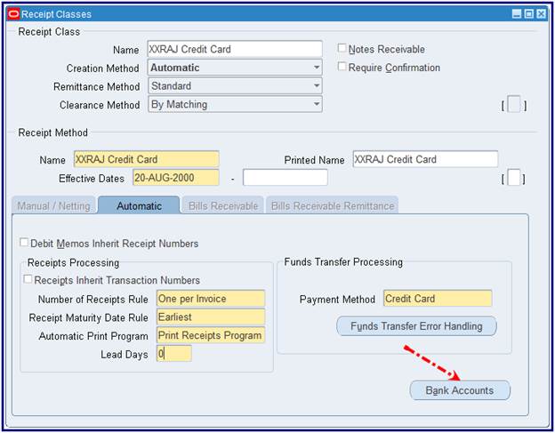 Oracle Applications Oracle R12 Credit Card Payments Setups And Process