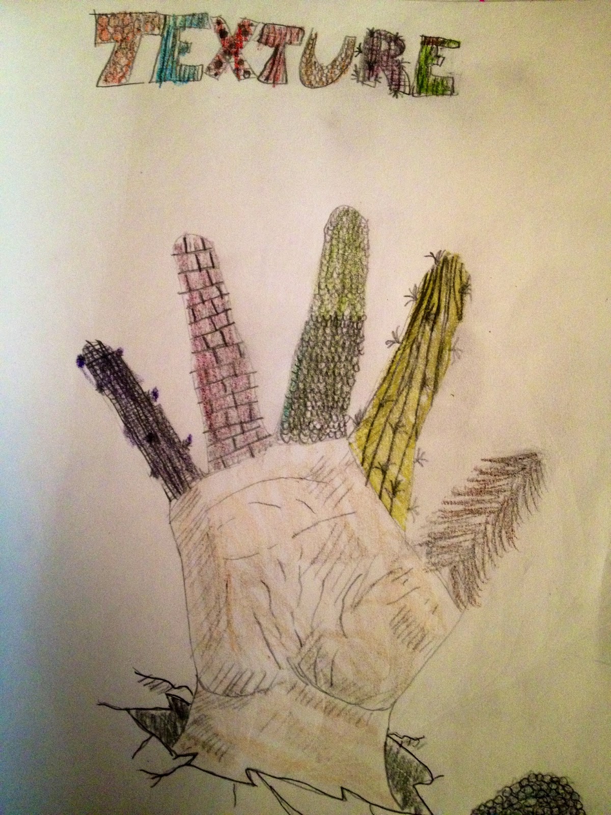 ART with Mrs. Garrett!: Texture Hands with Ms. Jessica