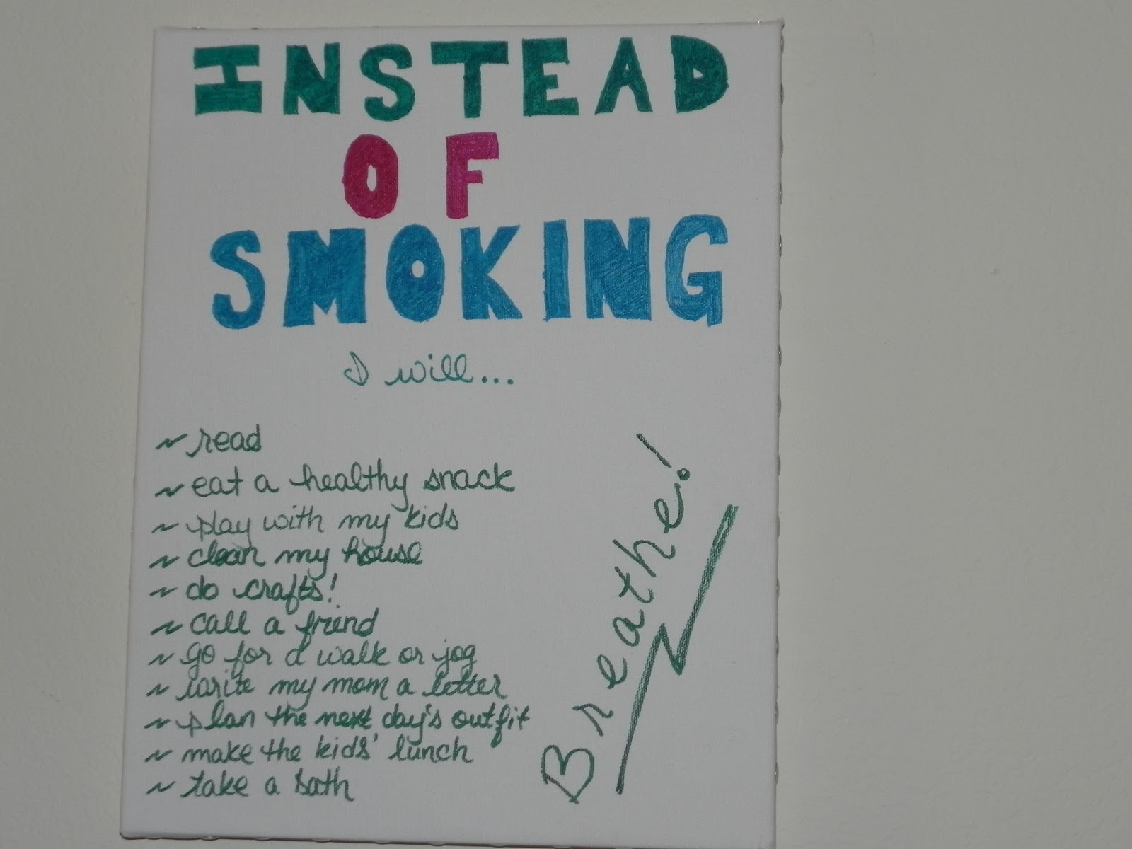 Smart n Snazzy: Month 2 of No Smoking