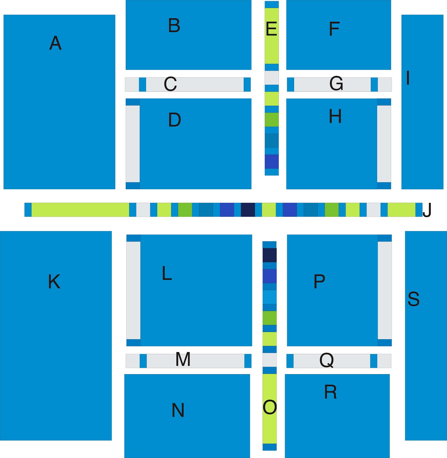 The Quilt LAB: Four Square Contruction