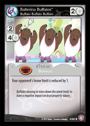 MLP Ballerina Buffalos, Buffalo Buffalo Buffalo CCG Cards | MLP Merch