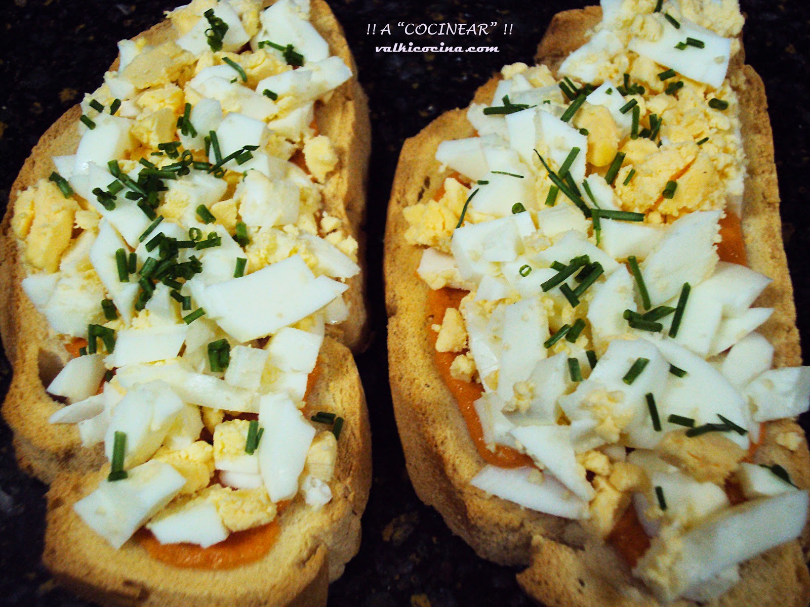 TOSTAS VARIADAS CON BASE DE SALMOREJO | ¡¡A COCINEAR!! Recetas ...