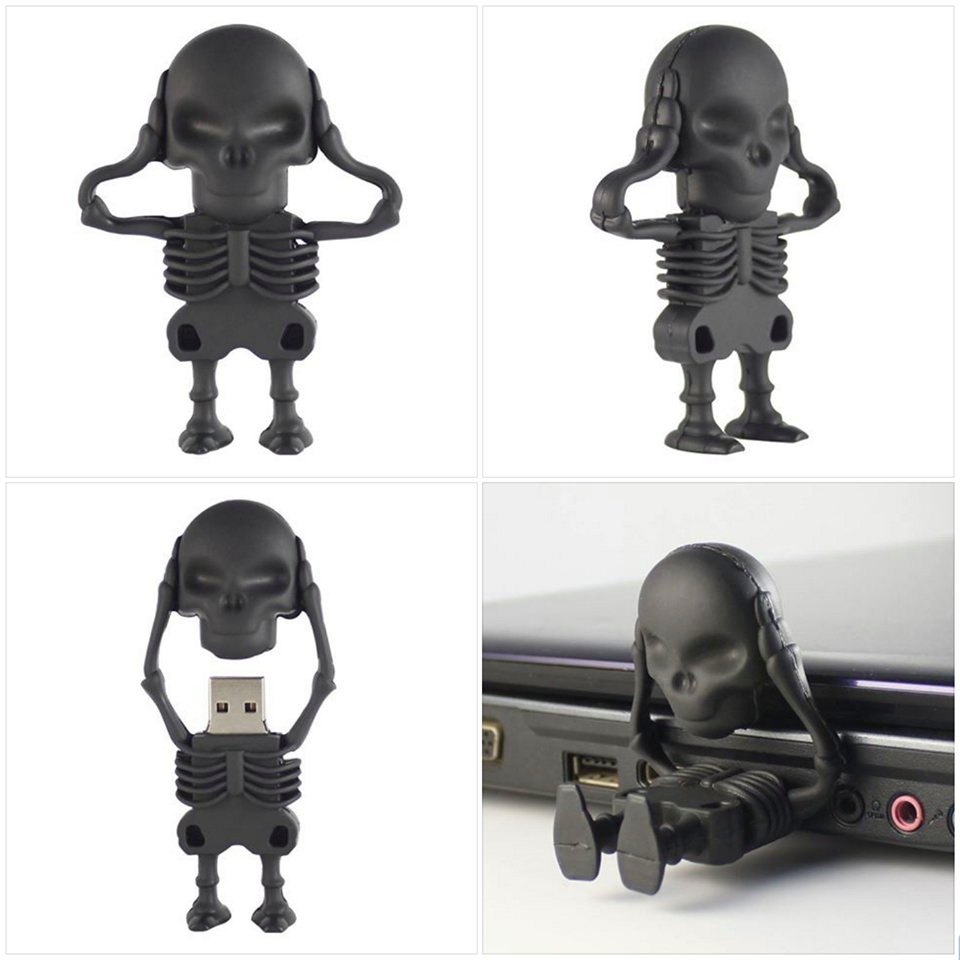 Sv Bell :: Black Flag TV: Awesome Skeleton USB Flash Drive