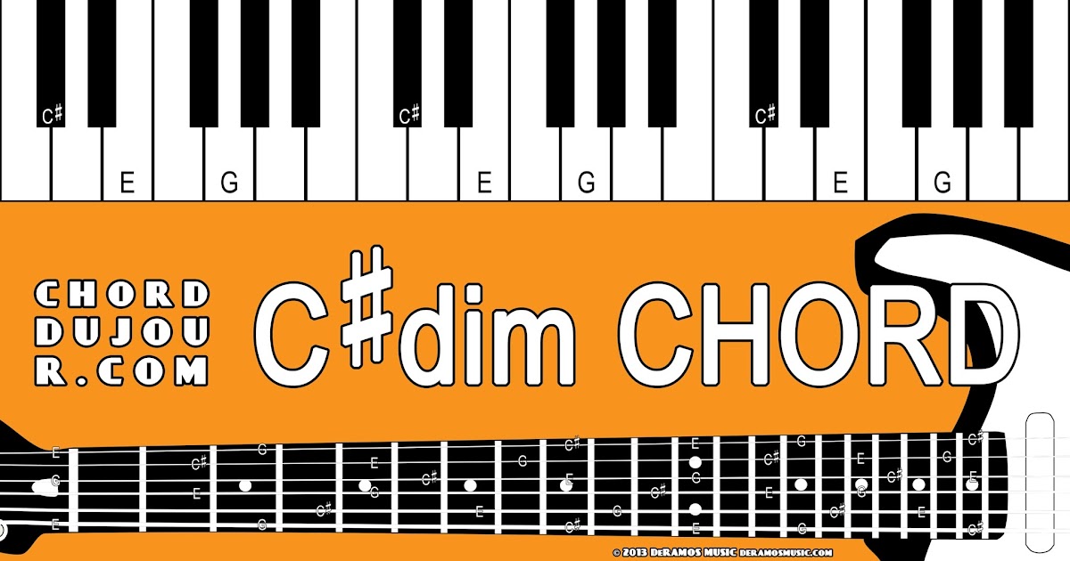 Chord du Jour: Dictionary: C#dim Chord