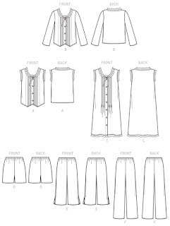 Summer Sleepwear- Butterick 6225 and Kwik Sew 3644 - SewBaby News