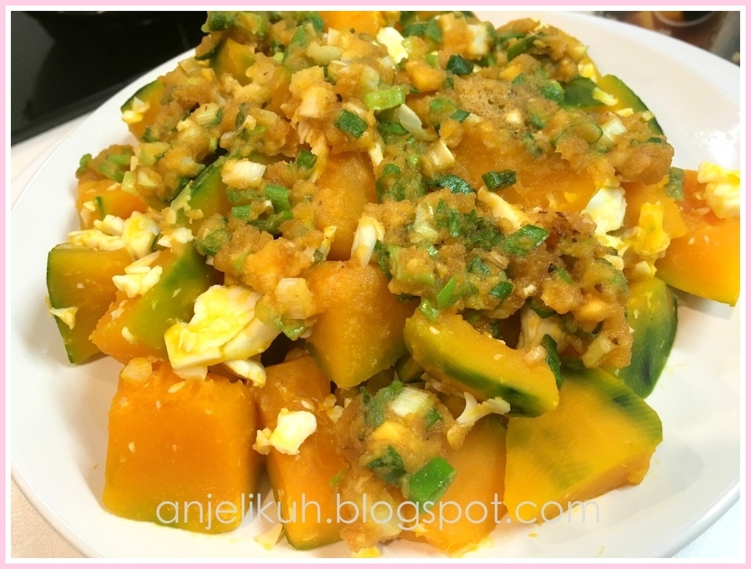 anjelikuh*: Salted Egg & Squash Stir-fry 鹹蛋炒南瓜