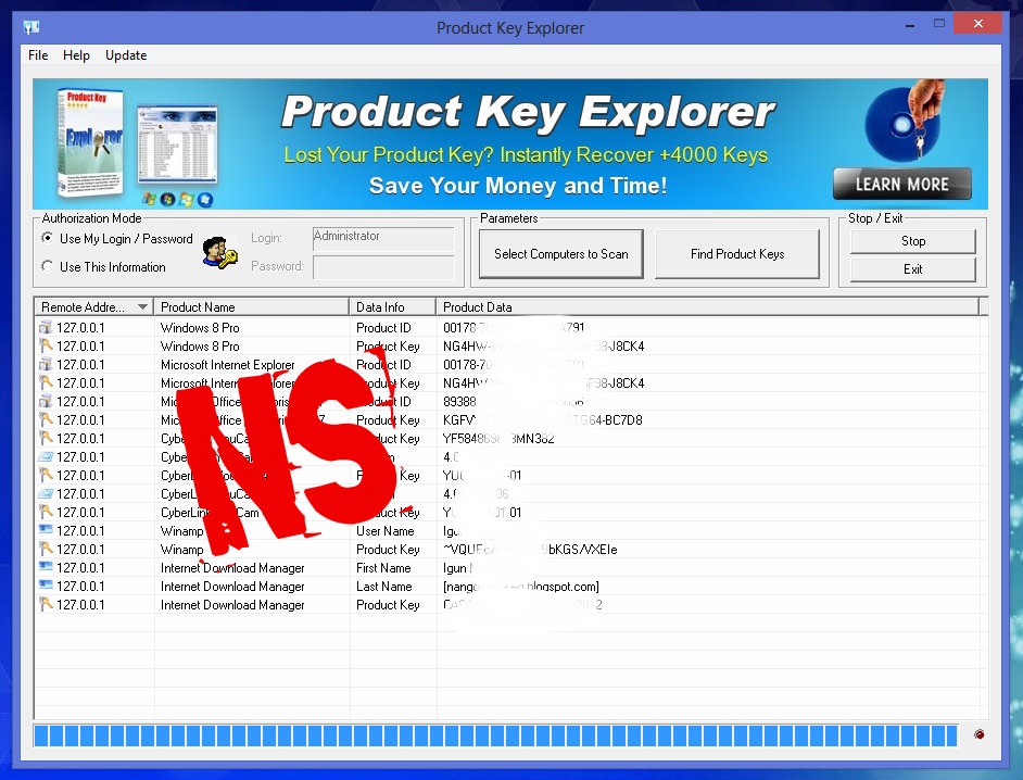 How to use product key explorer - baploop