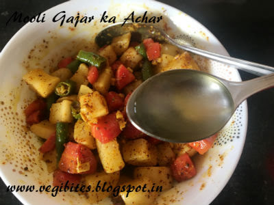 Mooli Gajar ka Achar | Vegetarian bites to tickle your senses