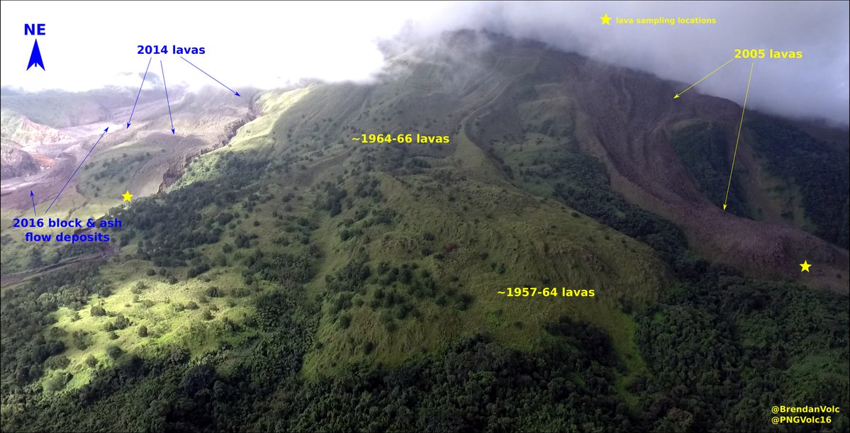 Culture Volcan: L'activité éruptive du volcan Bagana entre 2014 et 2016 ...