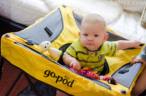 Eco-Babyz: KidCo GoPod Review & Giveaway {Baby T 7 Months!}