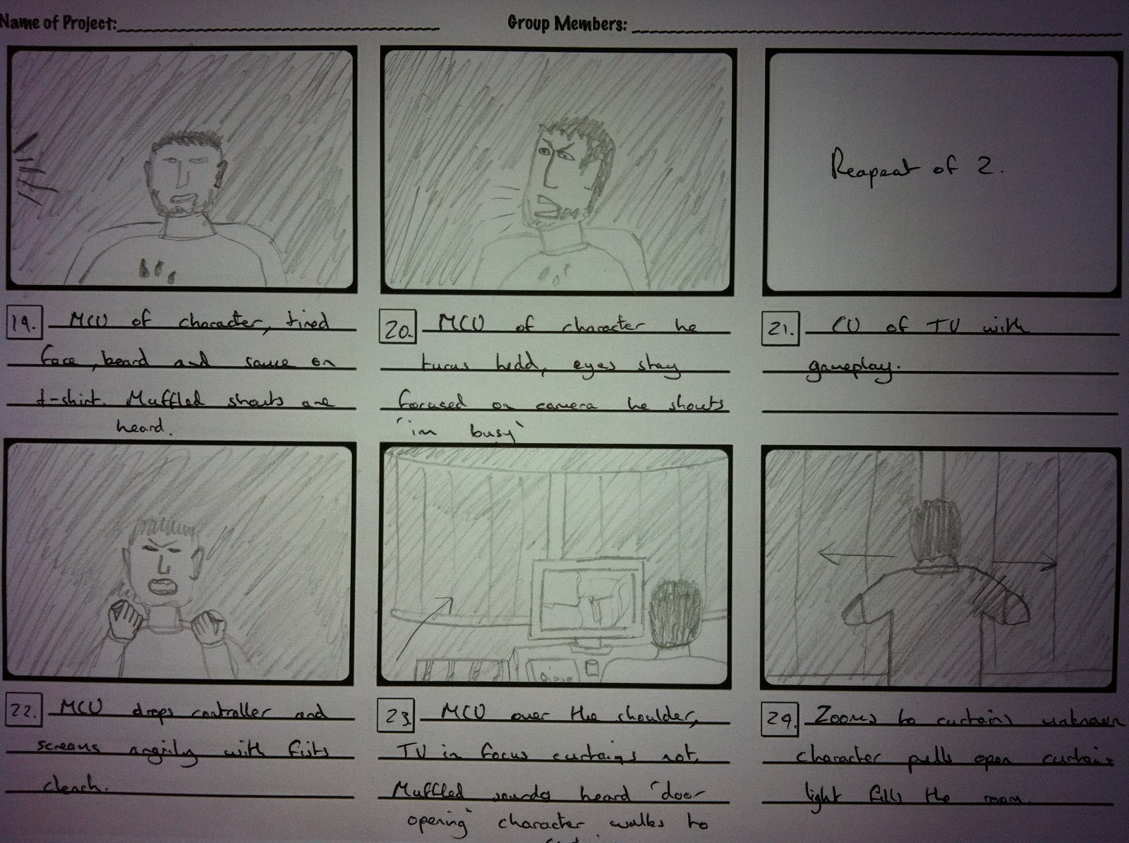 Joe's Blog: Final Idea Storyboard