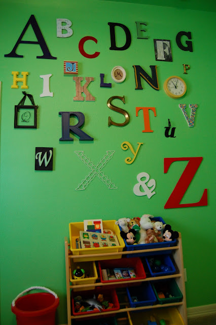 The Texas Darlings: My Kind of Alphabet Wall