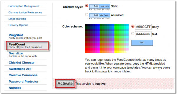 How To Create Feed URL With FeedBurner Easy Step - Google Binger ...