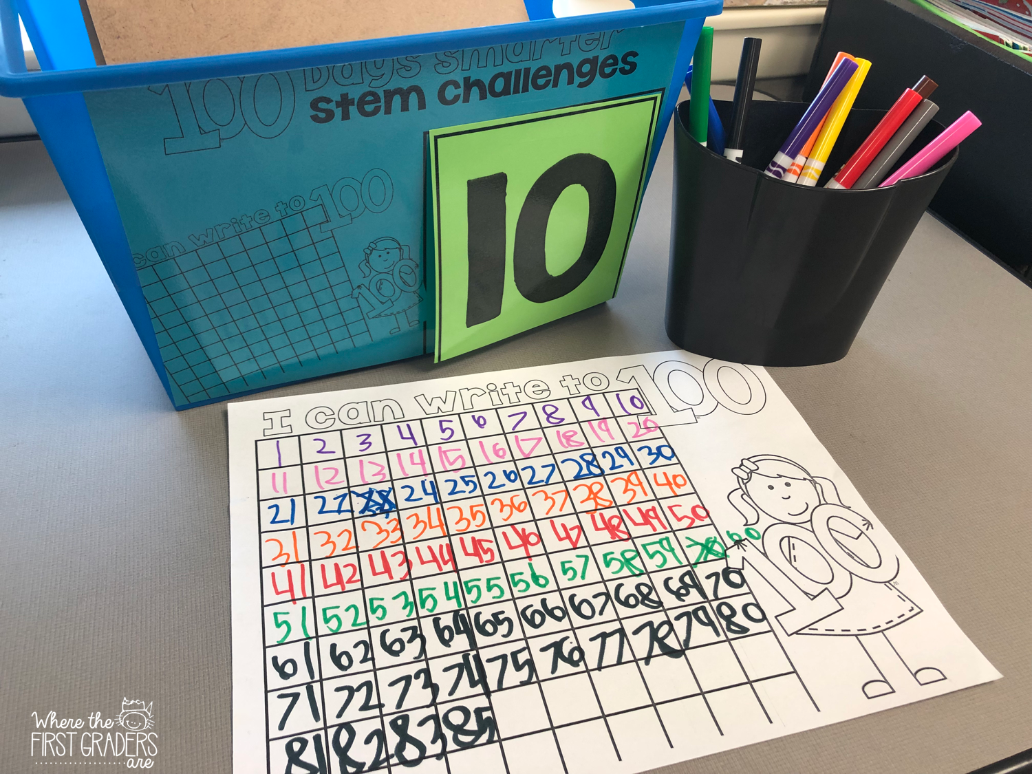 100th Day Smarter.... Stations & More - Kristen Sullins Teaching
