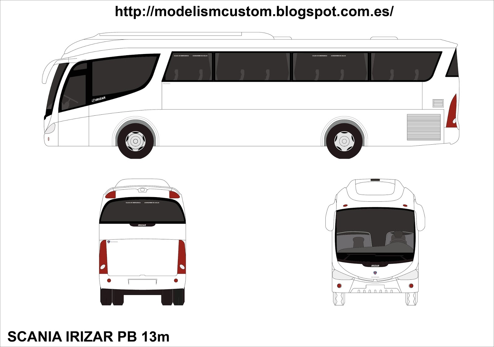 Buses Coaches BUS0067 Scania Irizar I6 Metre | ubicaciondepersonas.cdmx ...