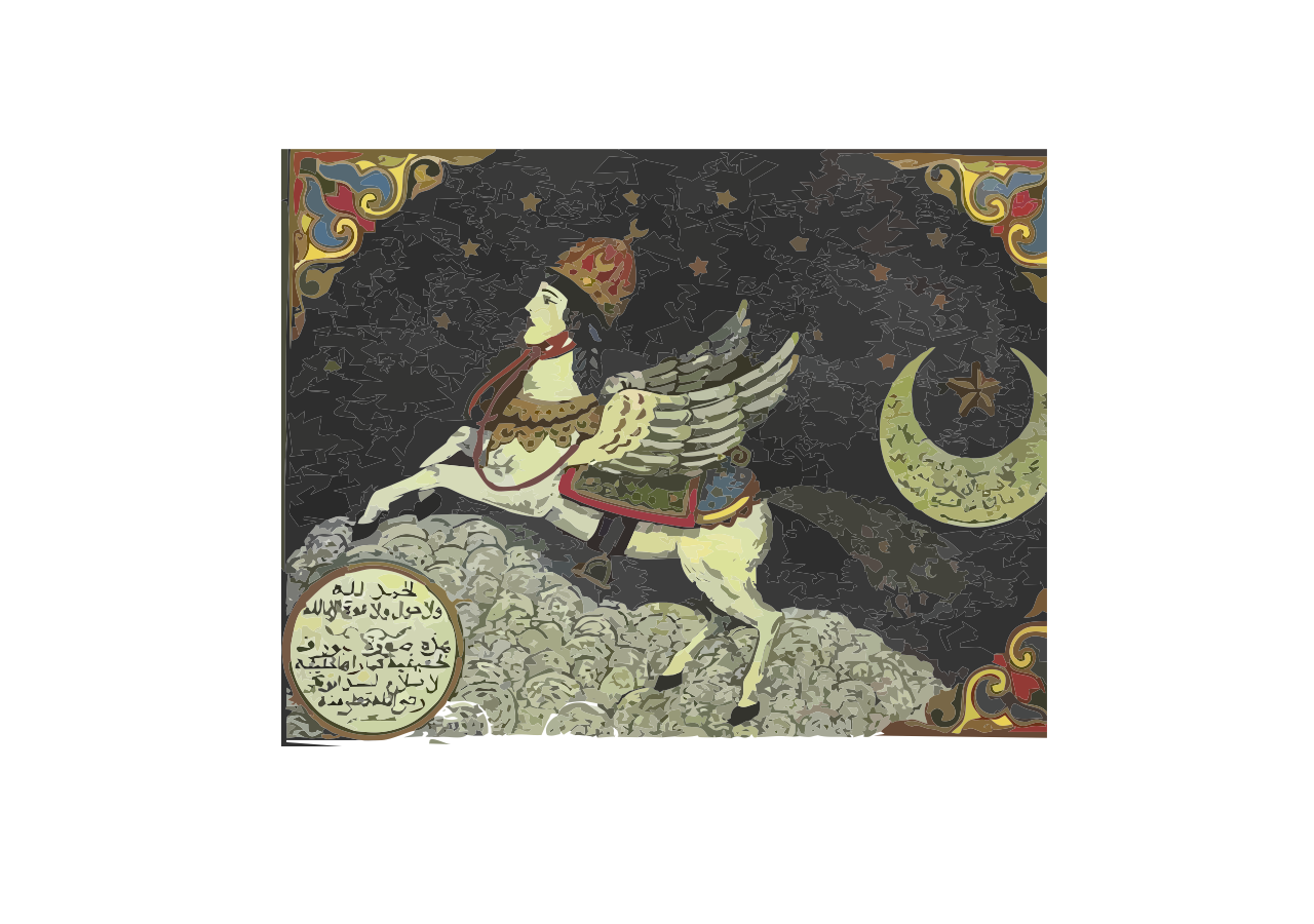 Buraq Mahluk Yang Pernah Di Tunggangi Nabi Muhammad SAW [Isra Mi'Raj]