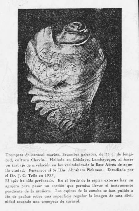 cantera de sonidos: Pututo, trompeta de caracol prehispánica